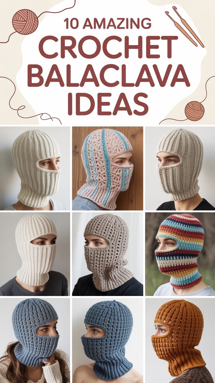 20 Amazing Crochet Balaclava Ideas - Ask Bart