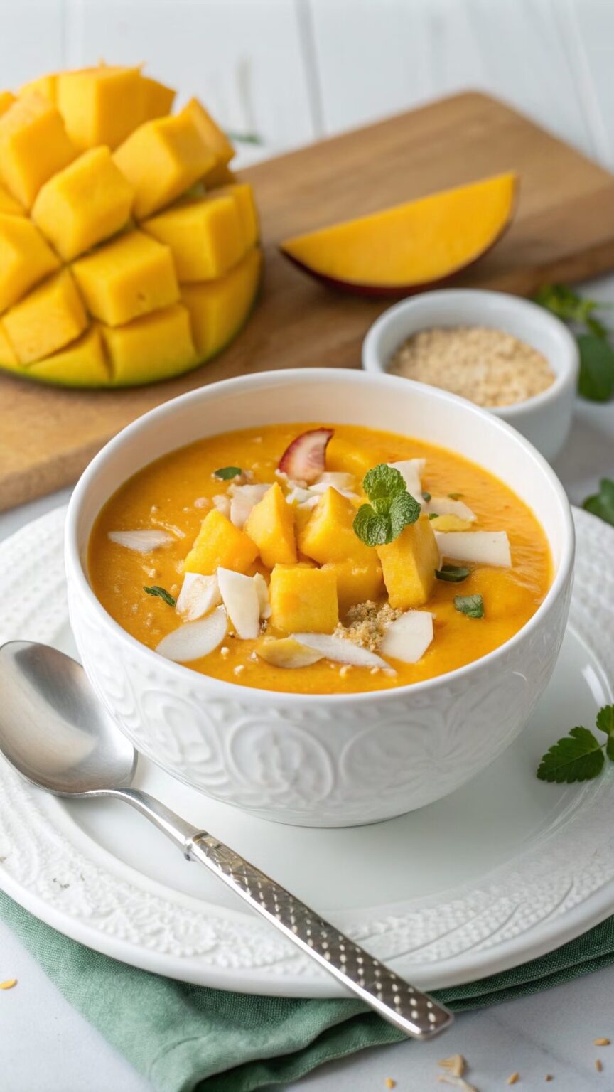 Mango Coconut No-Cook Soup: A Refreshing Twist on Tradition - Ask Bart