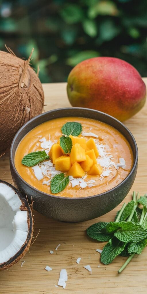 Mango Coconut No-Cook Soup: A Refreshing Twist on Tradition - Ask Bart