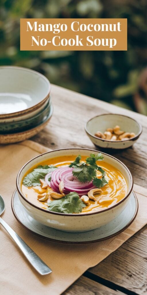 Mango Coconut No-Cook Soup: A Refreshing Twist on Tradition - Ask Bart