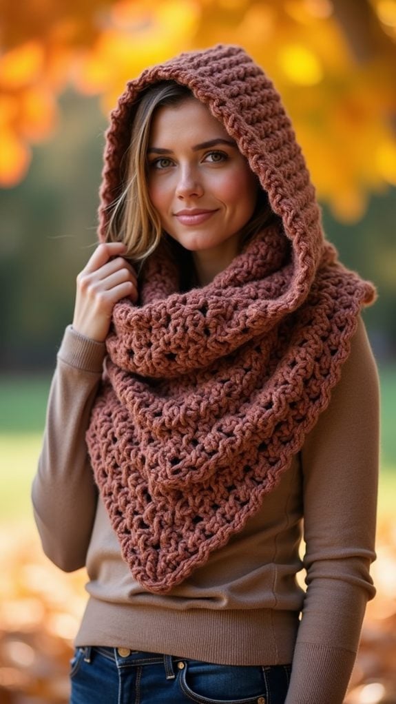 20 Latest Crochet Hooded Scarf Ideas To Try In 2025! - Ask Bart