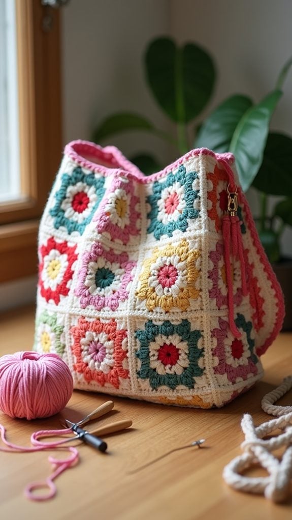 20 Latest Crochet Granny Square Bag Ideas To Try In 2025! - Ask Bart