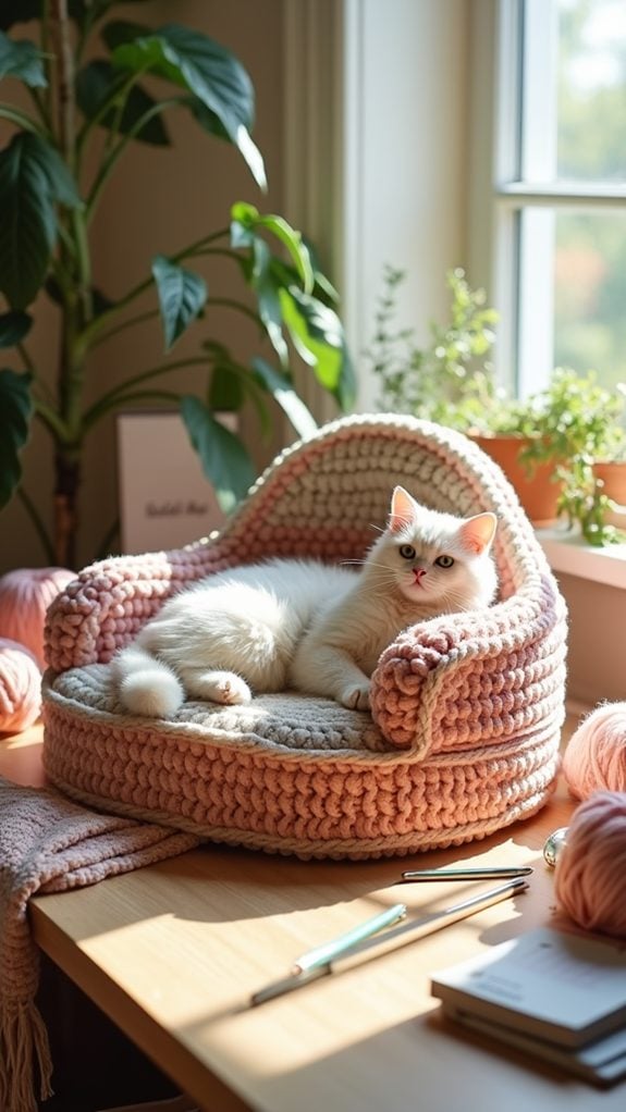 20 Latest Crochet Cat Couch Ideas To Try In 2025! - Ask Bart