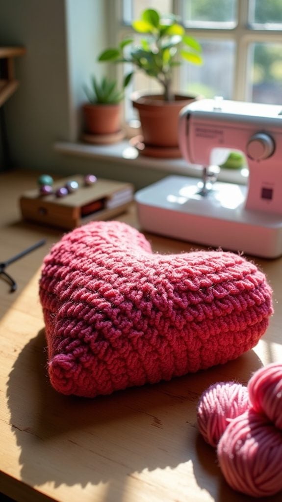 20 Latest Crochet Heart Pillow Ideas To Try In 2025! - Ask Bart