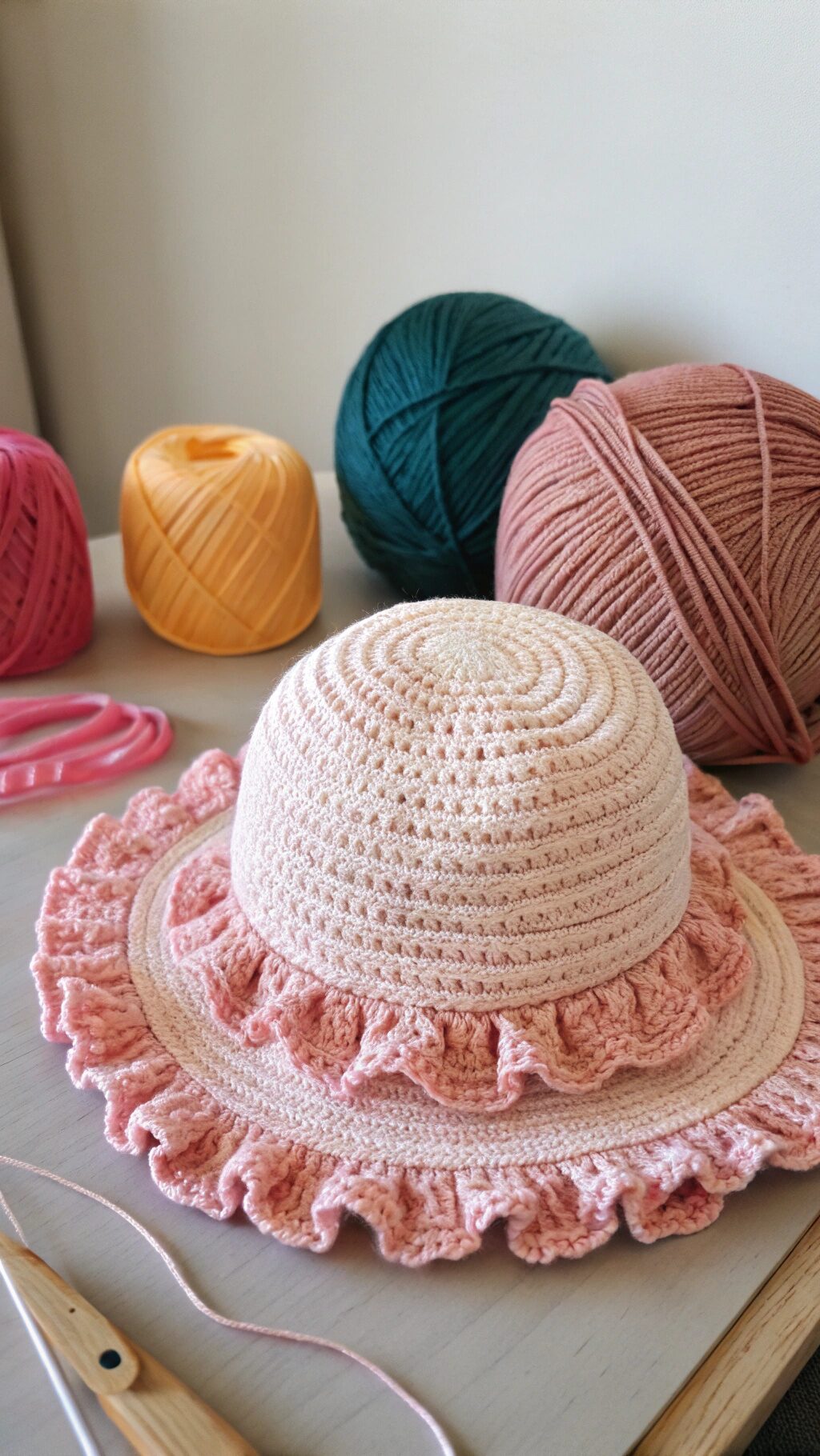 20 Latest Crochet Ruffle Hat Ideas To Try In 2025! - Ask Bart