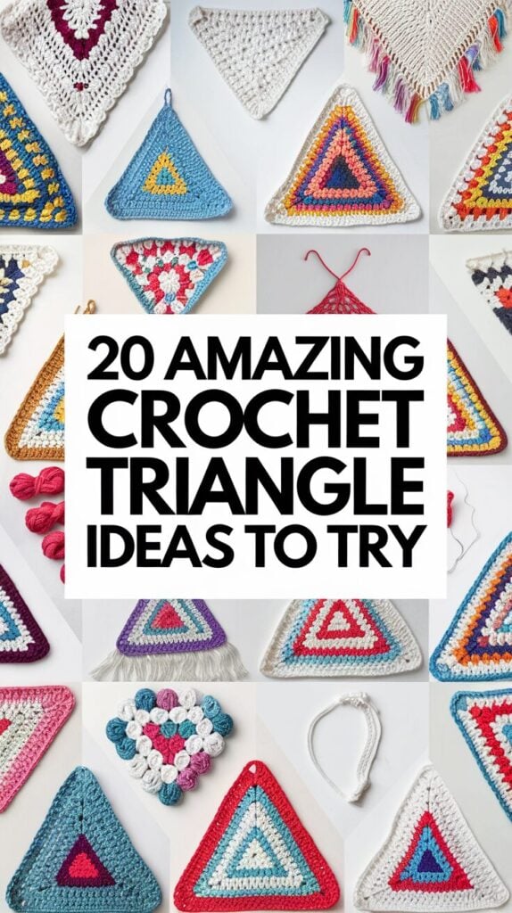 20 Latest Crochet Triangle Ideas To Try In 2025! - Ask Bart
