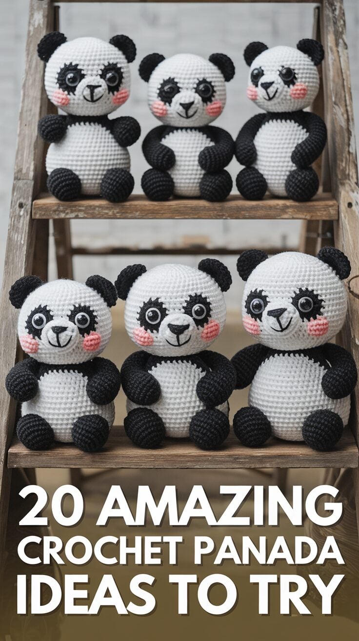20 Latest Crochet Panda Ideas To Try In 2025! - Ask Bart