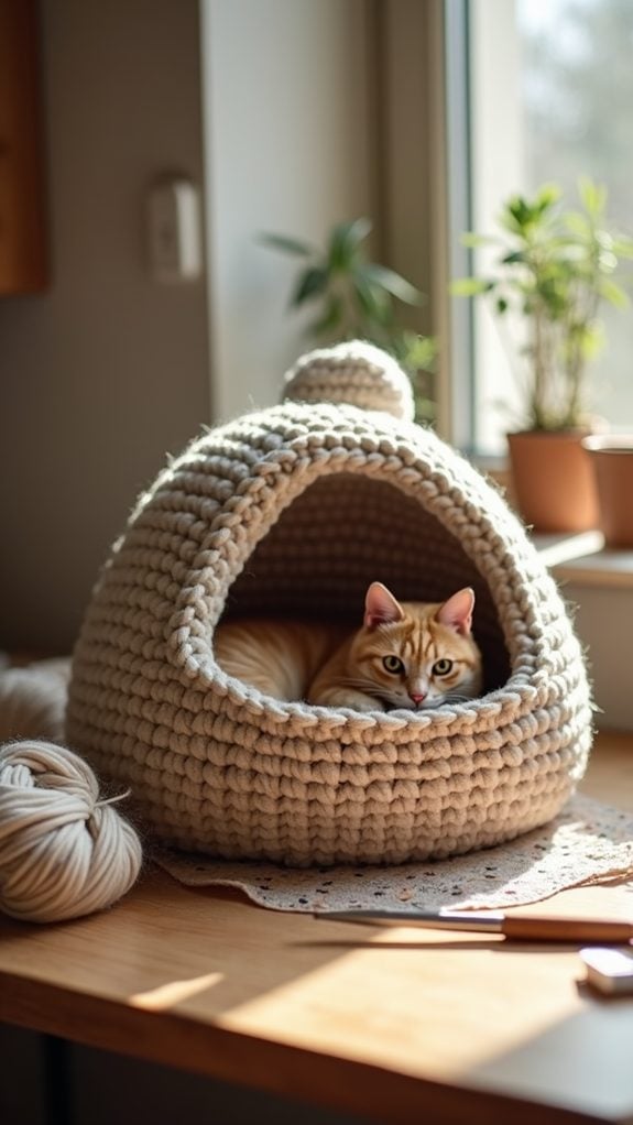 20 Latest Crochet Cat Pod Ideas To Try In 2025! - Ask Bart