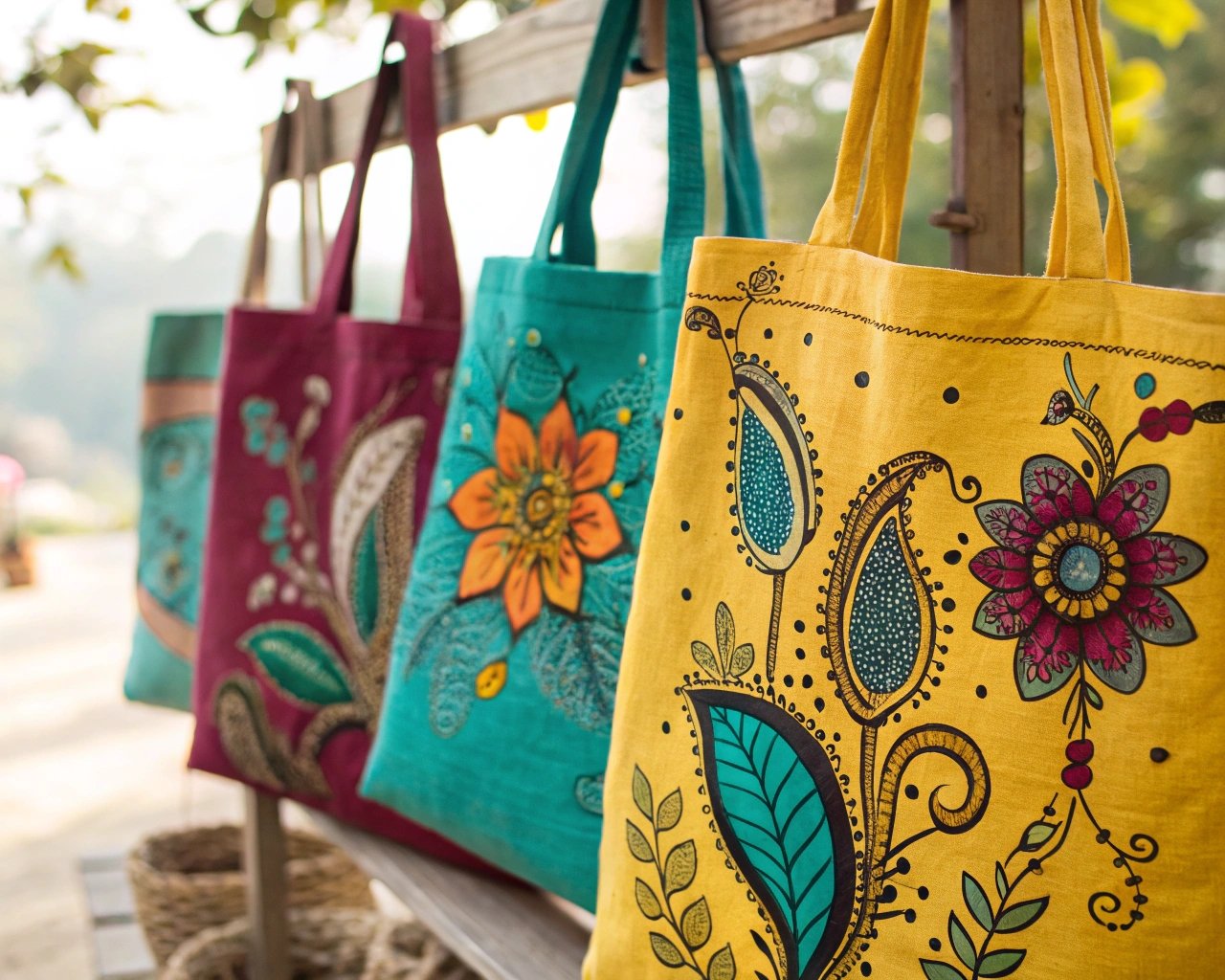 10 Amazing Painted Tote Bag Ideas To Try In 2025! - Ask Bart
