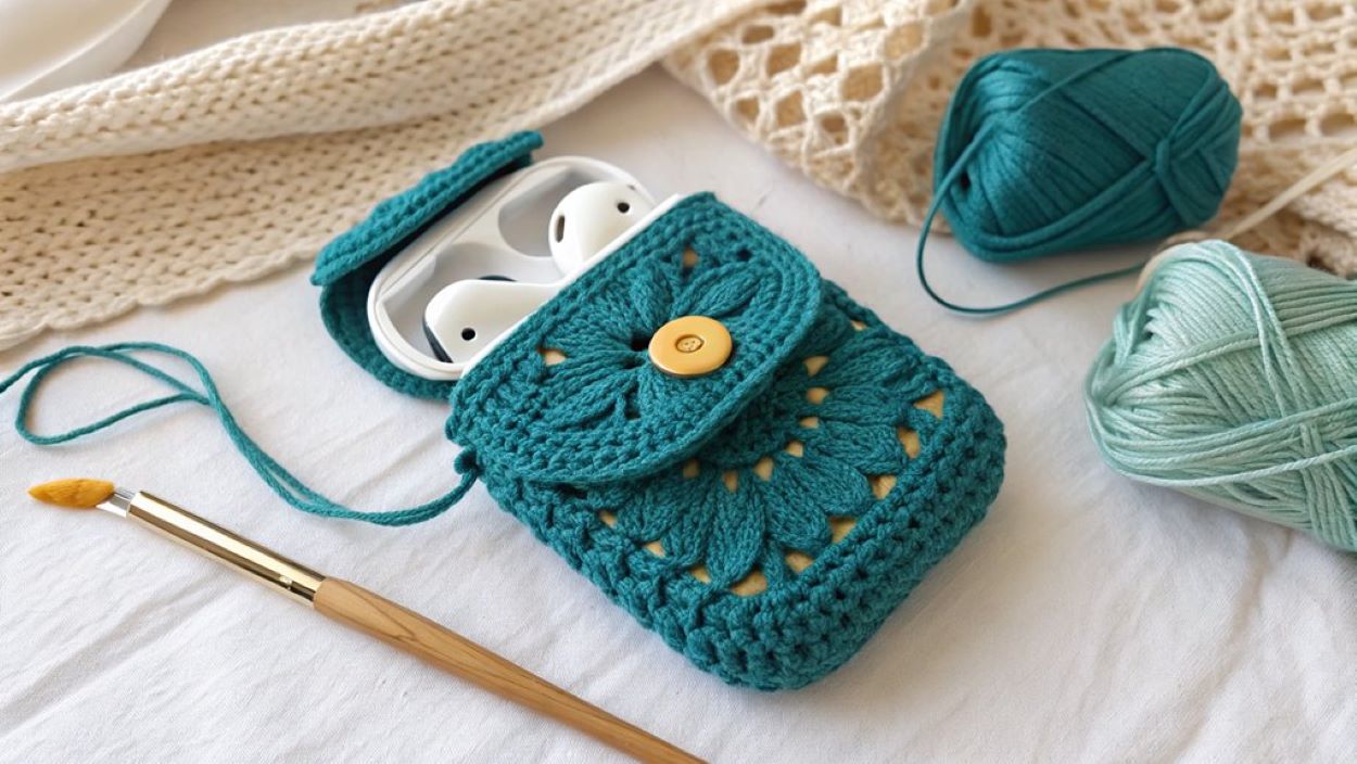 20 Latest Crochet Airpod Case Ideas To Try In 2025! - Ask Bart