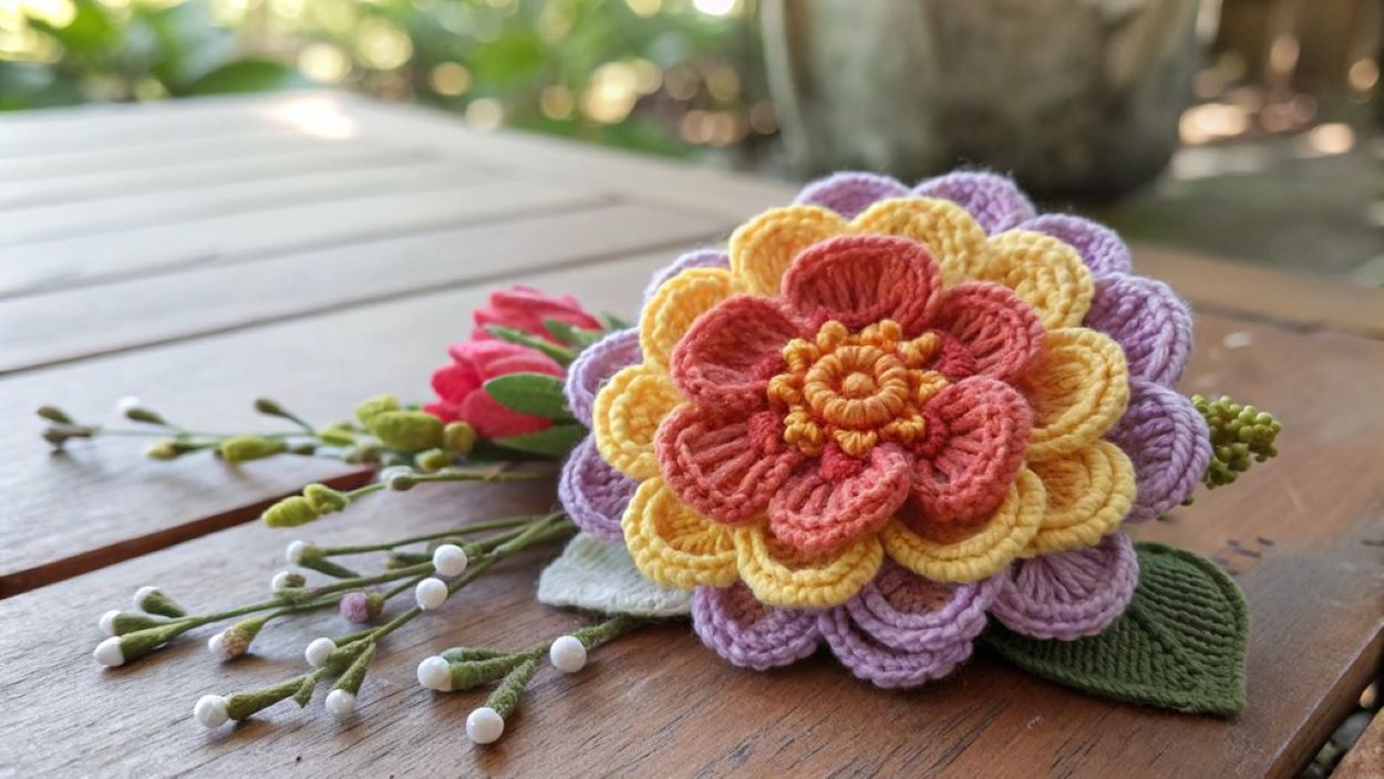 10 Latest Crochet Puff Flower Ideas To Try In 2025! - Ask Bart