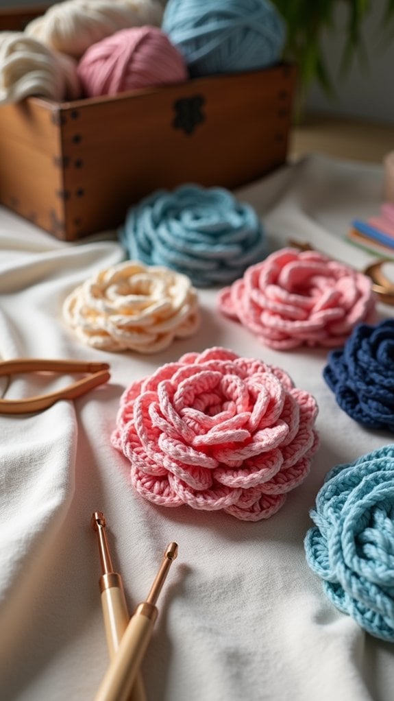 10 Latest Crochet Puff Flower Ideas To Try In 2025! - Ask Bart