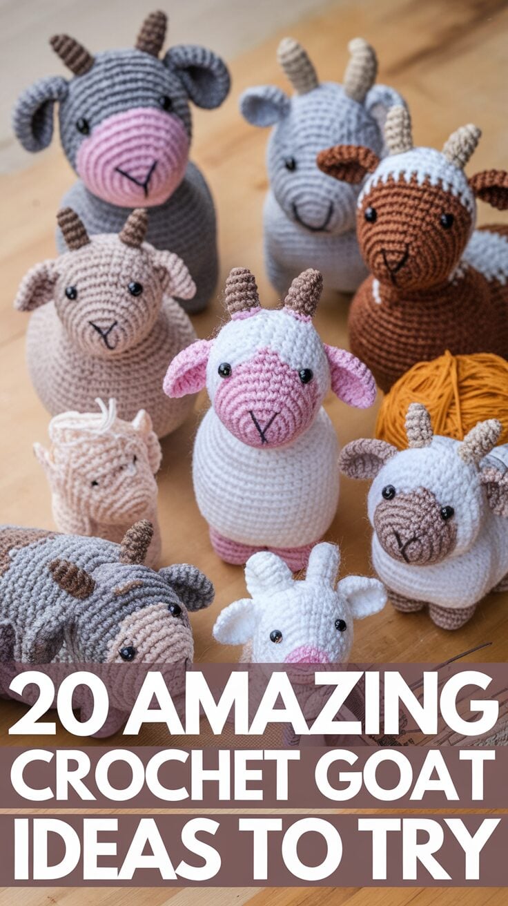 10 Latest Crochet Goat Ideas To Try In 2025! - Ask Bart