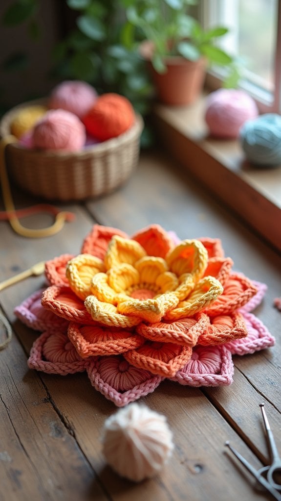 10 Latest Crochet Puff Flower Ideas To Try In 2025! - Ask Bart