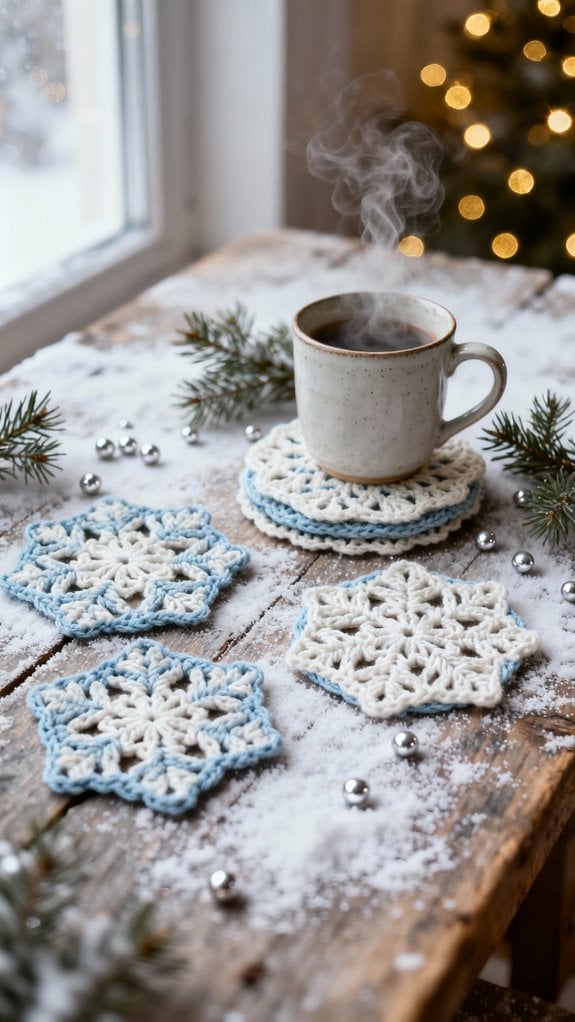 10 Best Holiday Crochet Coasters For Cozy Sips - Ask Bart