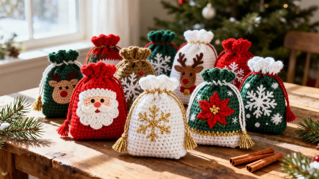22 Amazing Crochet Christmas Bag You Will Love! - Ask Bart