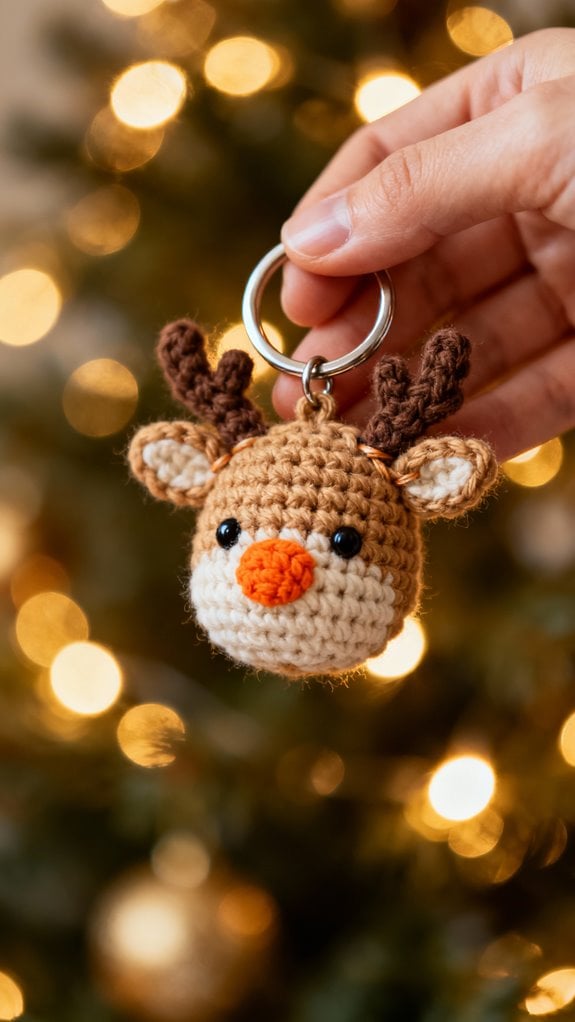 22 Amazing Christmas Keychain Crochet You Will Love! - Ask Bart