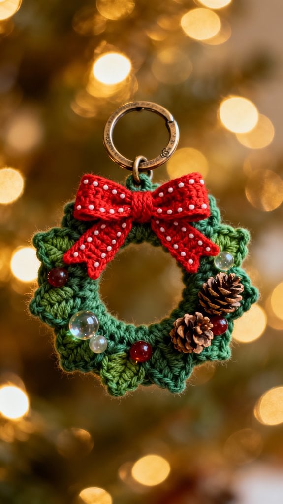 22 Amazing Christmas Keychain Crochet You Will Love! - Ask Bart