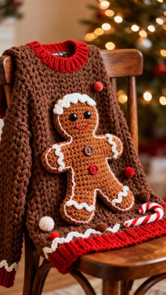 22 Amazing Crochet Christmas Sweater You Will Love! - Ask Bart