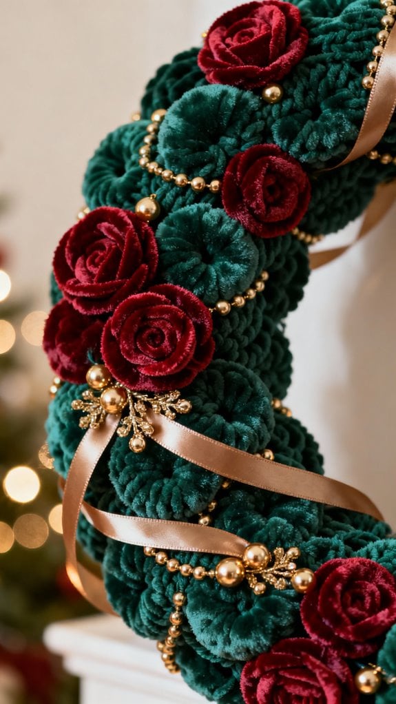 22 Amazing Crochet Christmas Wreath You Will Love! - Ask Bart