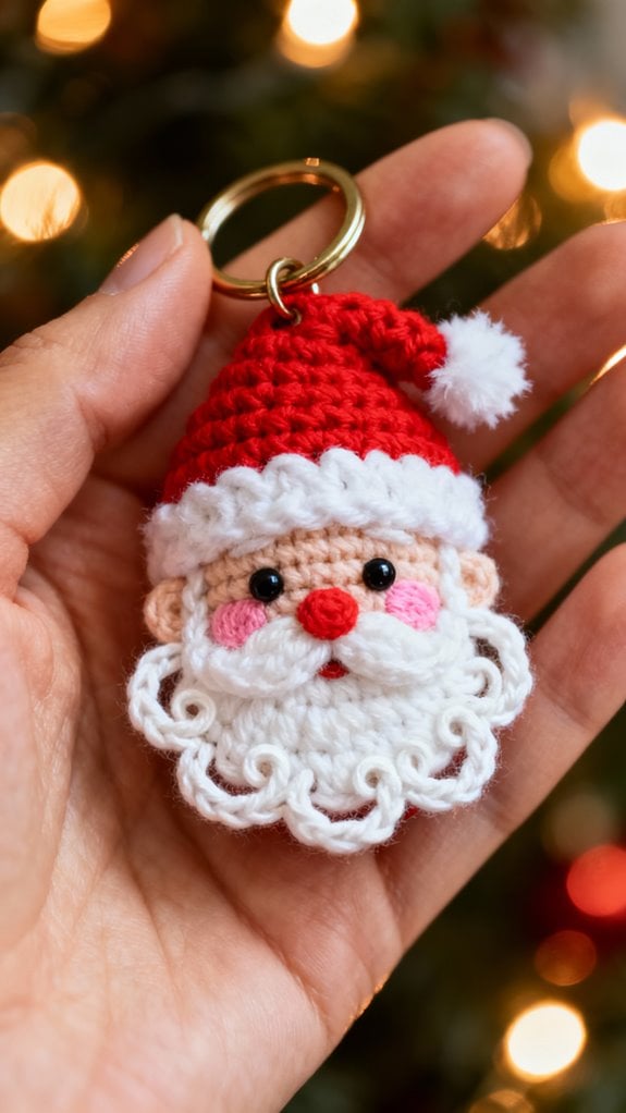 22 Amazing Christmas Keychain Crochet You Will Love! - Ask Bart
