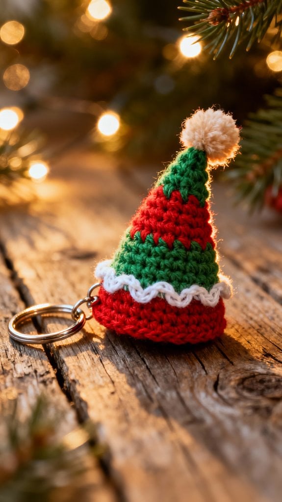 22 Amazing Christmas Keychain Crochet You Will Love! - Ask Bart